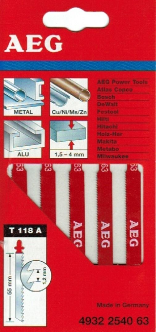 Panze de taiat metal cu pendular traditional AEG 4932254063 – eLinx