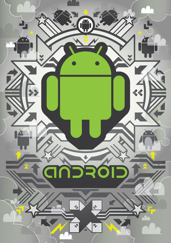 Junichi Tsuneoka: posters geométricos de Google