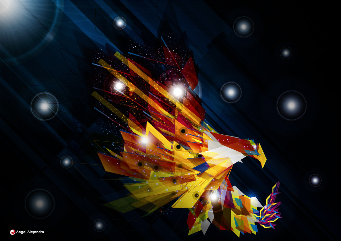 Angel Alejandro: arte digital 'Close Your Eyes'