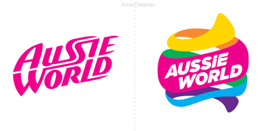 Aussie world: parque de diversiones en Australia presenta nuevo logo