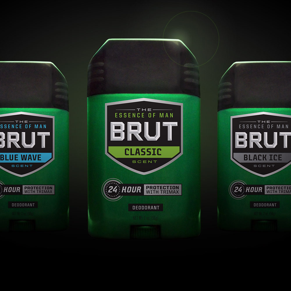 Nuevo Logo y Empaque para Brut por Beardwood