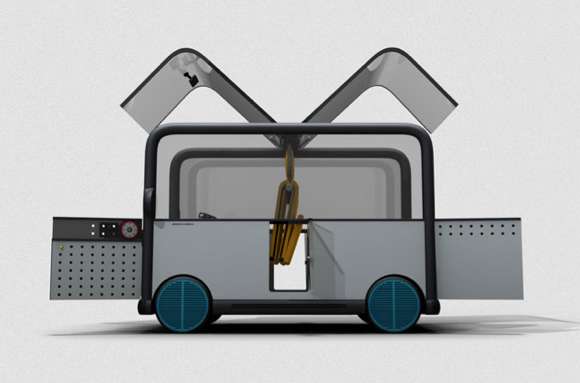 Brooks and Bone: carros cubo para Nueva York