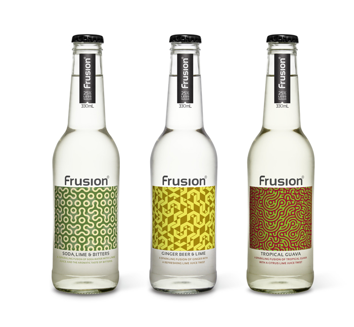 Frusion: botella de soda con camuflaje