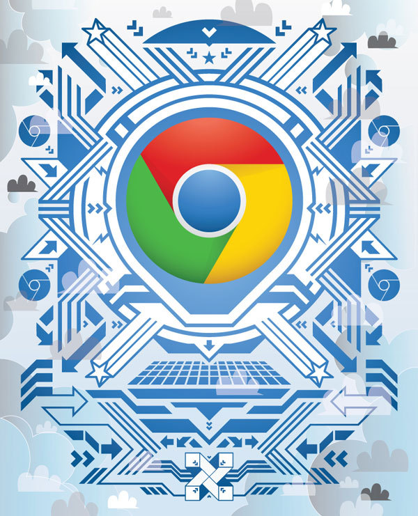 Junichi Tsuneoka: posters geométricos de Google