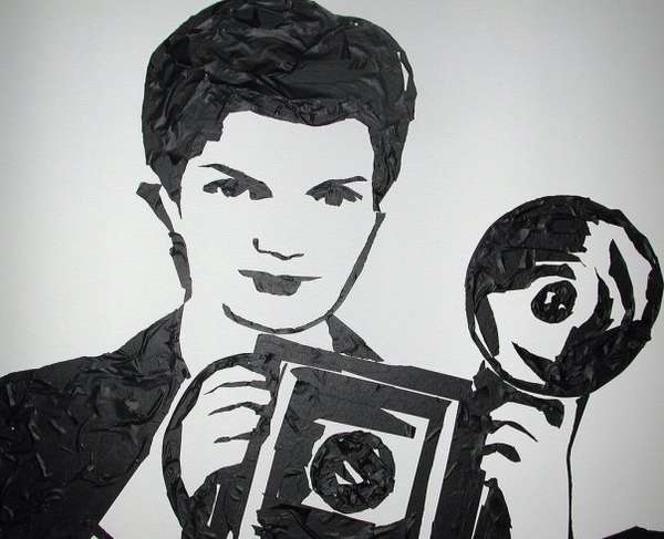 Kayt Hester: retratos en masking tape