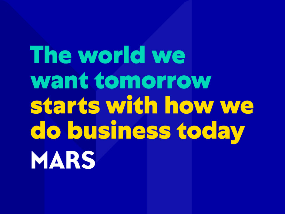 Mars y su misión "El mañana empieza hoy", presenta nuevo logotipo