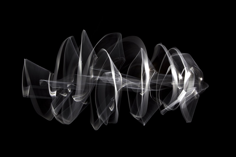Patrick Rochon: esculturas luminosas en 4D