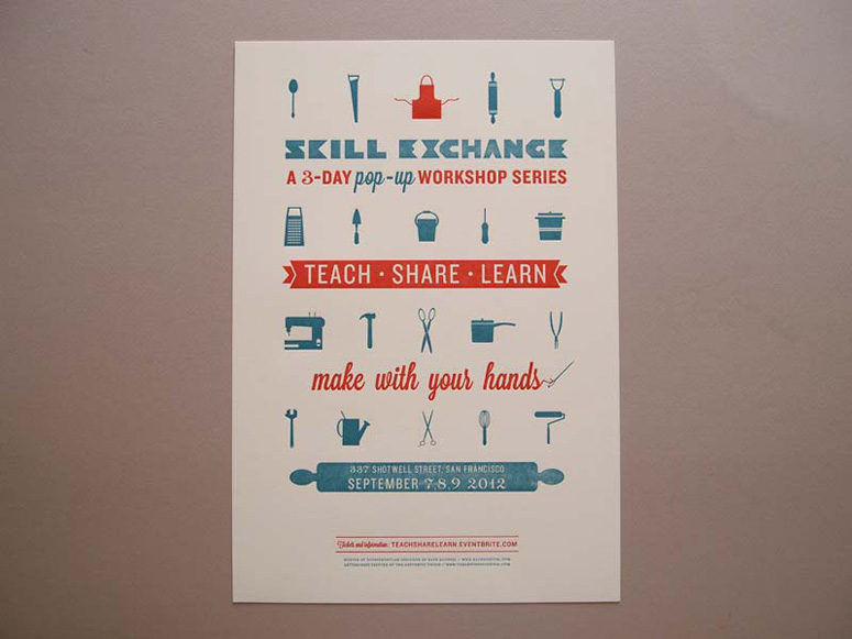 Poster Minimalista de Skill Exchange | El Poder de las Ideas