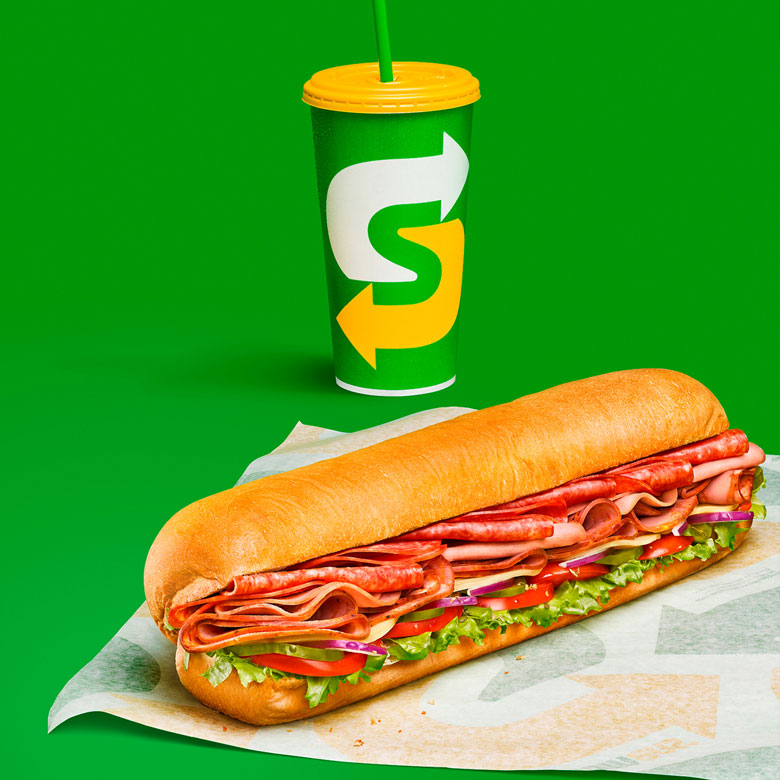 Las deliciosas fotografías de la identidad de Subway