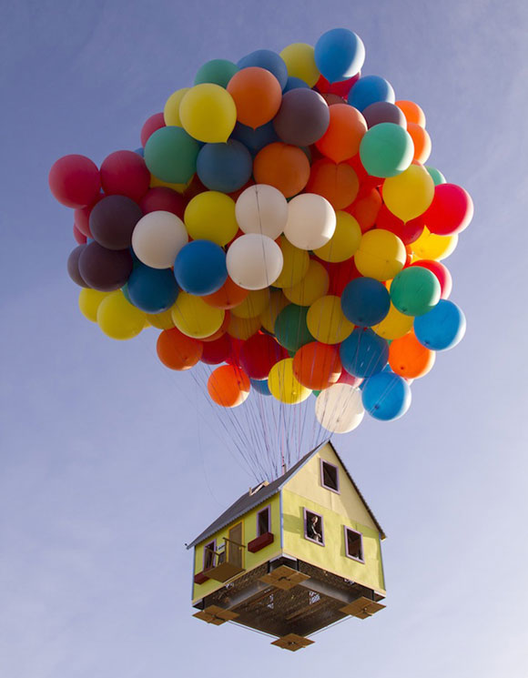La casa de UP...¡vuela en la vida real!