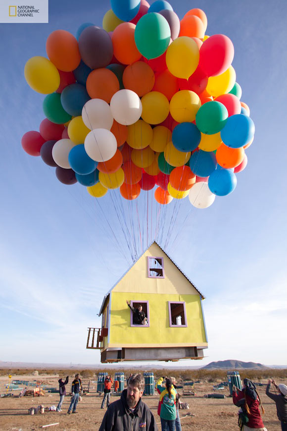 La casa de UP...¡vuela en la vida real!