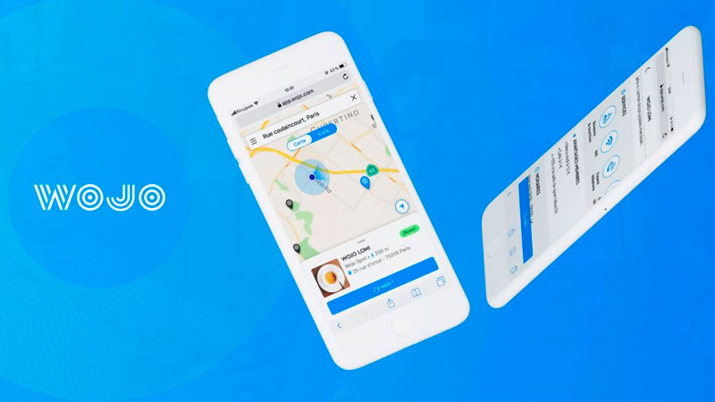 Wojo identidad de empresa dedicada a los espacios de trabajo por W