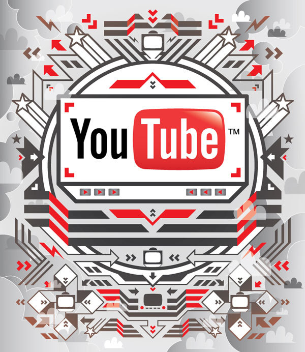 Junichi Tsuneoka: posters geométricos de Google