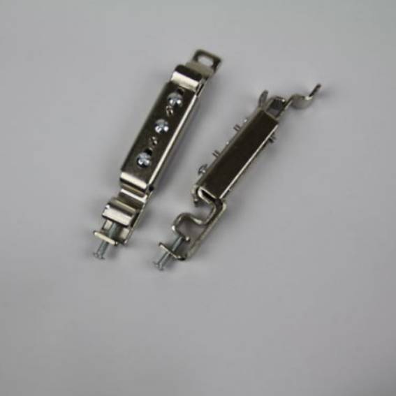 Steel Drawer Front Fixing Bracket For Wire Drawers. Chrome Finish ...