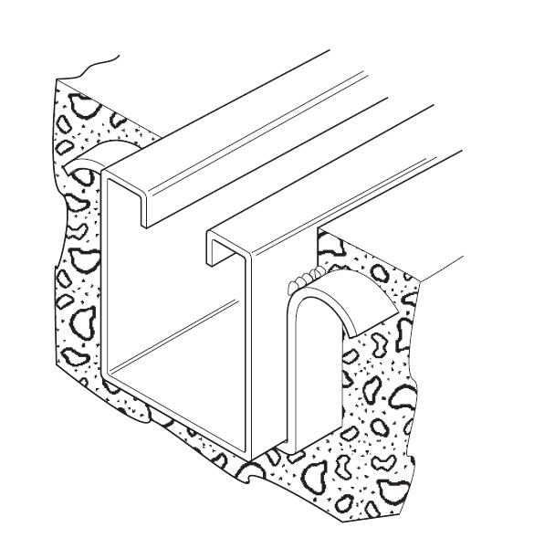 Sliding Door Floor Guide Track. Single | Elraco Distributors.