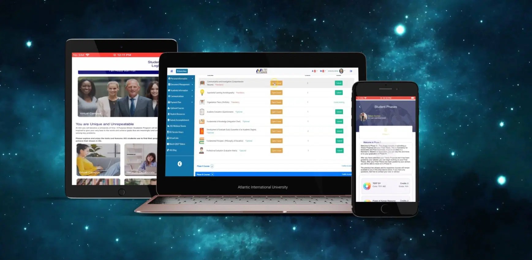Curriculum Builder - Retina Gradient Designs for Desktop