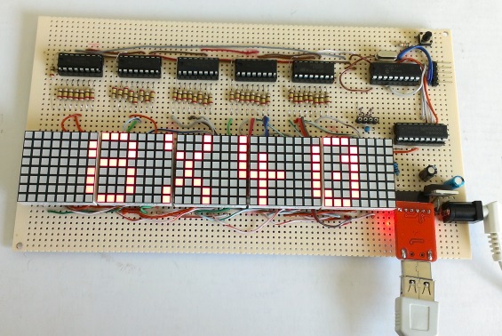 Led Scrolling Display Board Circuit Diagram - Circuit Diagram