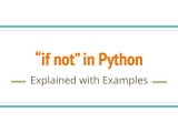 Python If Not True How To Write Explained With Examples