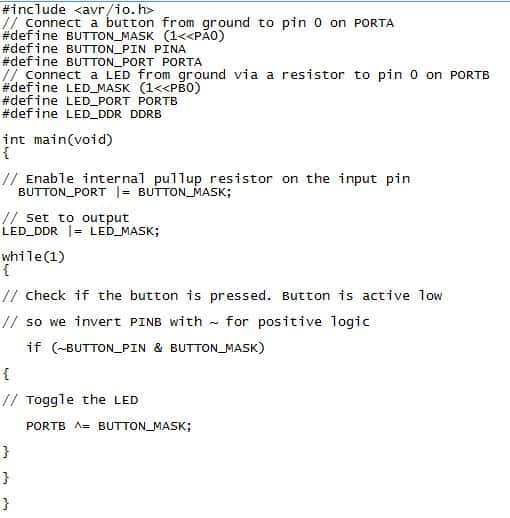 Software Debouncing of buttons - Embedds