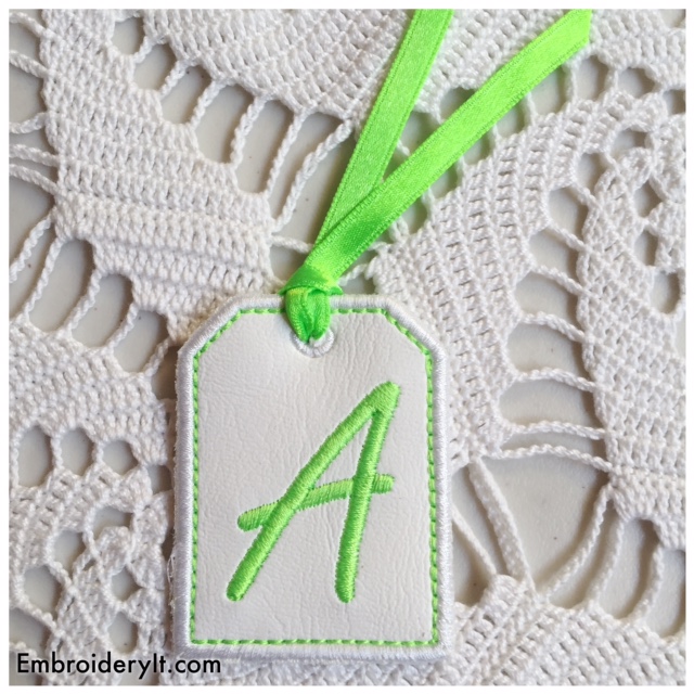 Free Machine Embroidery Tag Alphabet Set Begins Today - Embroidery It