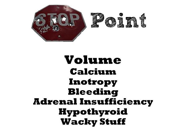 Cognitive Stop Points to Avoid Resuscitation Errors