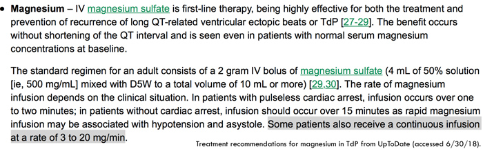 PulmCrit- A better approach to Torsade de Pointes