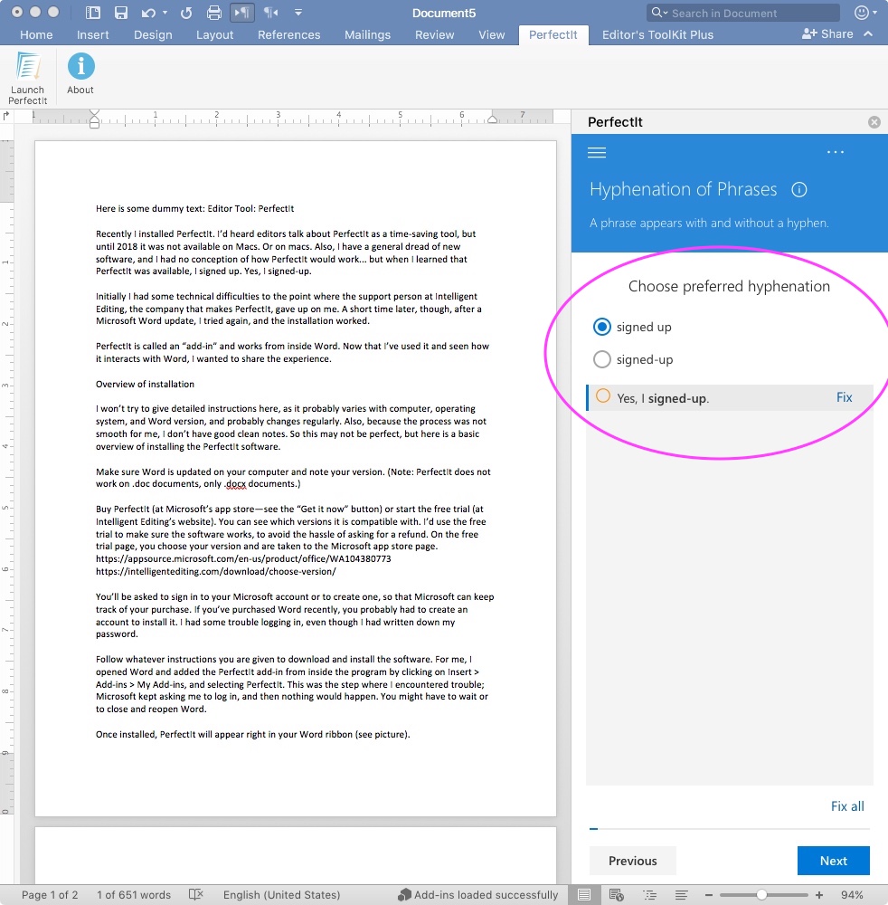 Editor Tool: PerfectIt | Emily Buehler