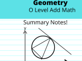 Summary Notes For Coordinate Geometry Circles And Proof In Plane
