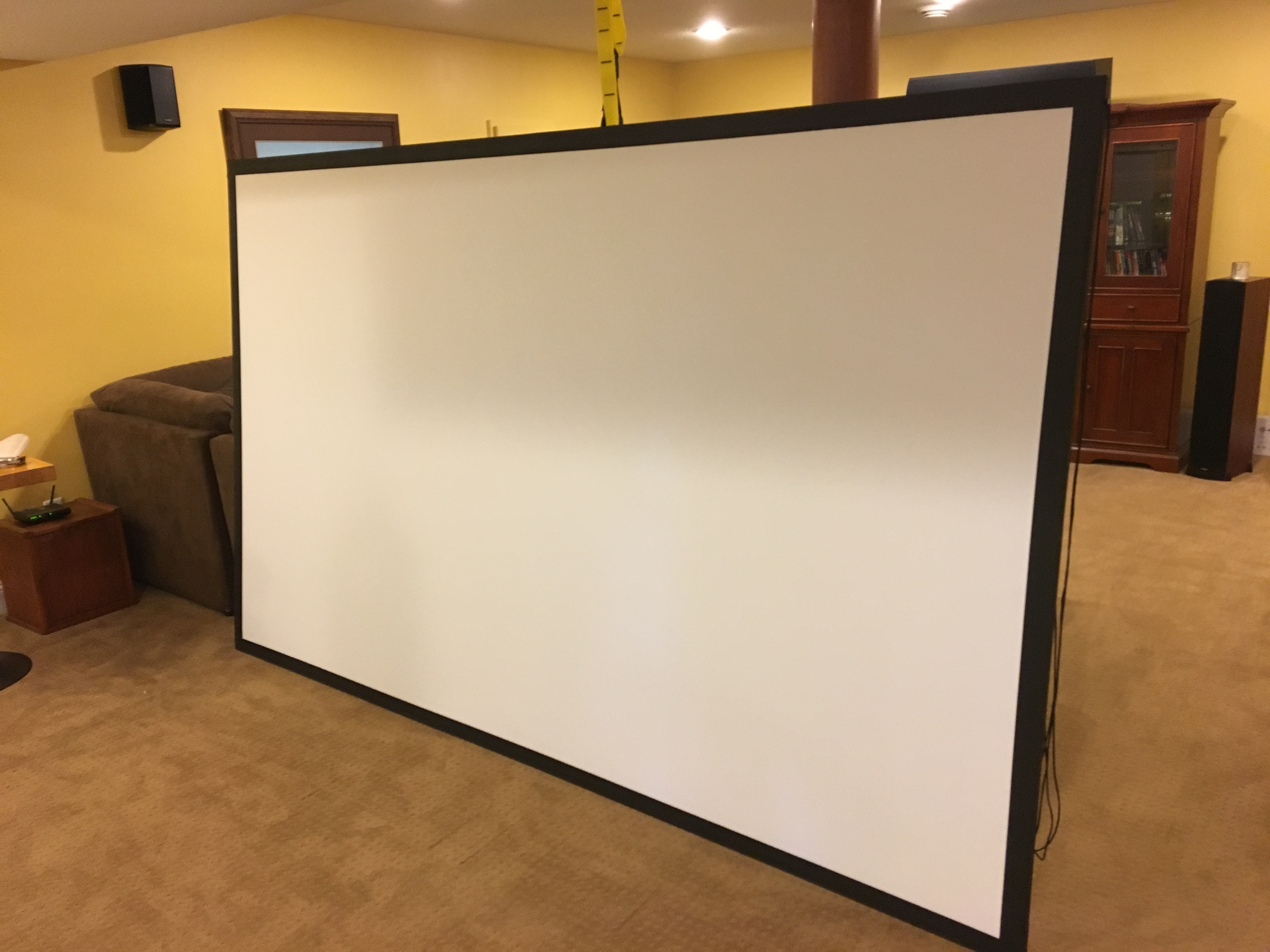 Empty Nester Productions: DIY Movie Screen – The Empty Nesters Kitchen