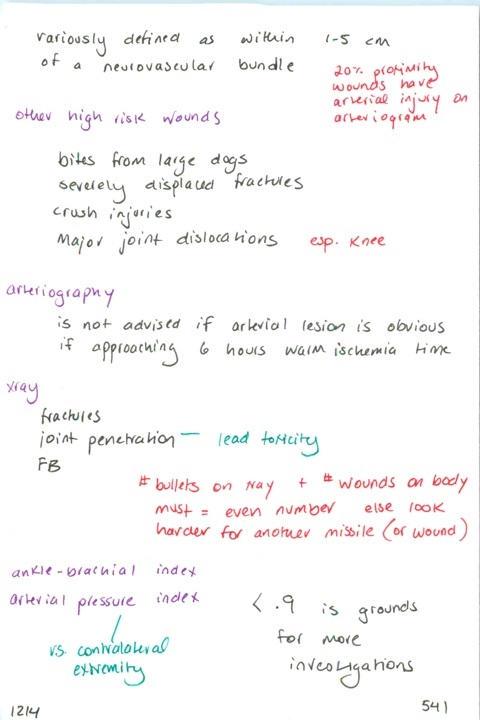 1214. What is a proximity wound? // Other wounds at high risk for ...