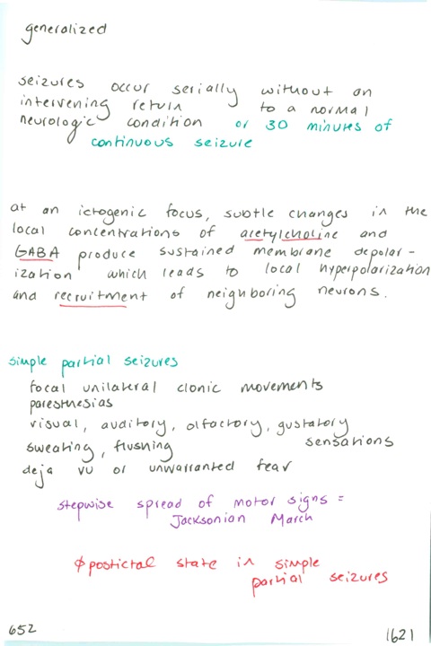 Simple Partial Seizure