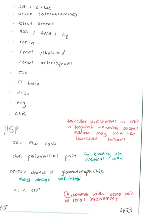 915. Tests to consider in diagnostic evaluation of hypertension / In ...