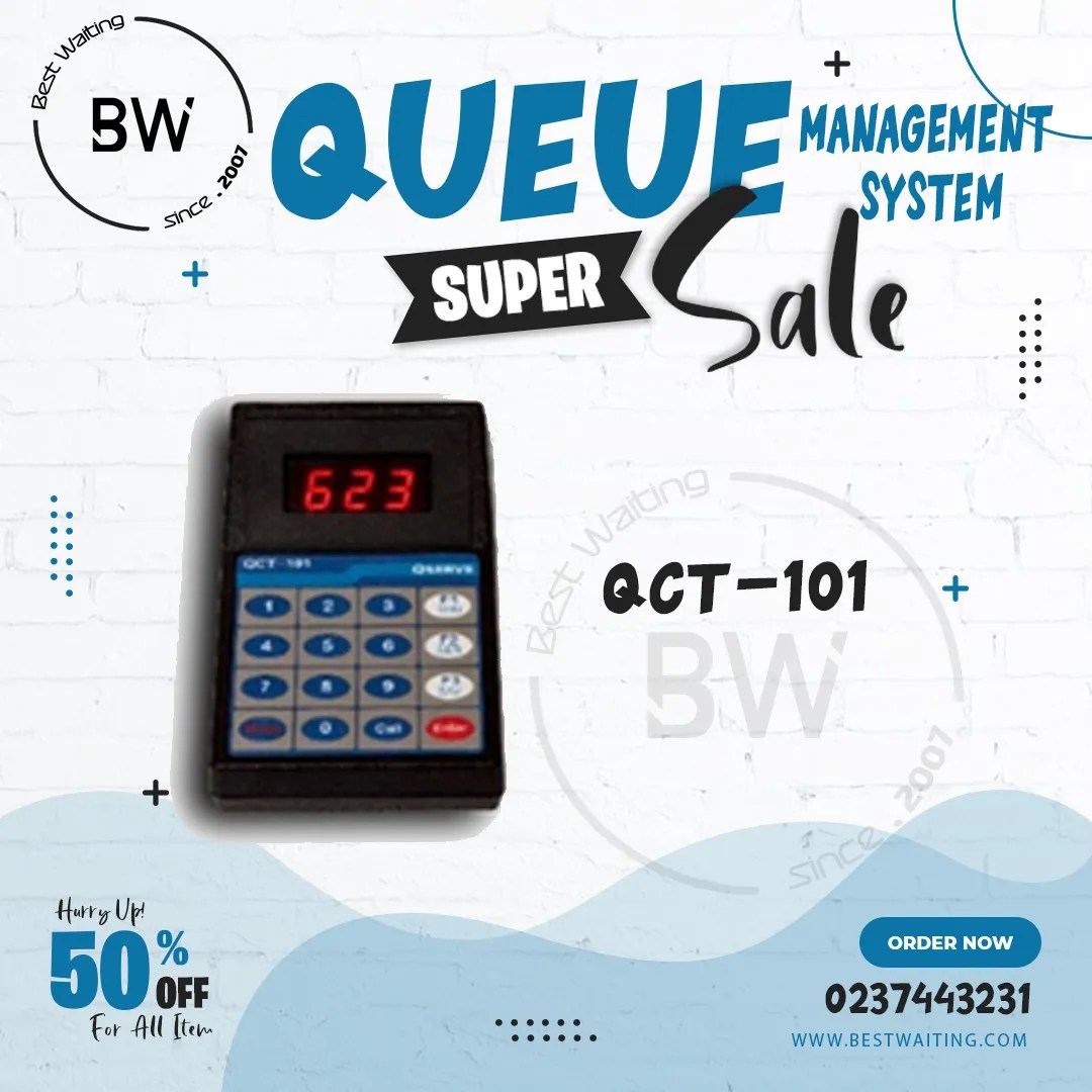 Calling Unit QCT-101 QMS - BESTwaiting | queue system egypt