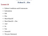 Python If Else Session 14 Pdf Connect 4 Techs