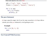Python For Loops Session 16 Pdf Connect 4 Techs