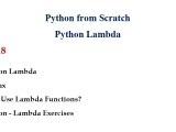 Python Lambda Session 18 Pdf Connect 4 Techs