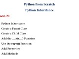 Python Inheritance Session 21 Pdf Connect 4 Techs