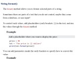 Python String Formatting Session 32 Pdf Connect 4 Techs