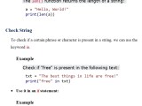 Python Strings Session 7 Pdf Connect 4 Techs