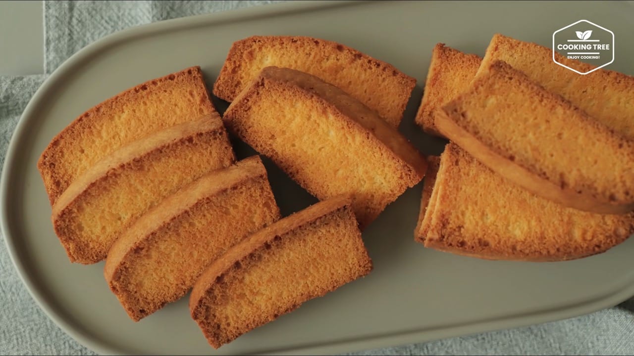 Cake Rusk, Dry Cake Recipe | Cooking Tree