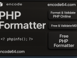 Free Online Php Beautifier Clean Format Php Code Instantly Encode64