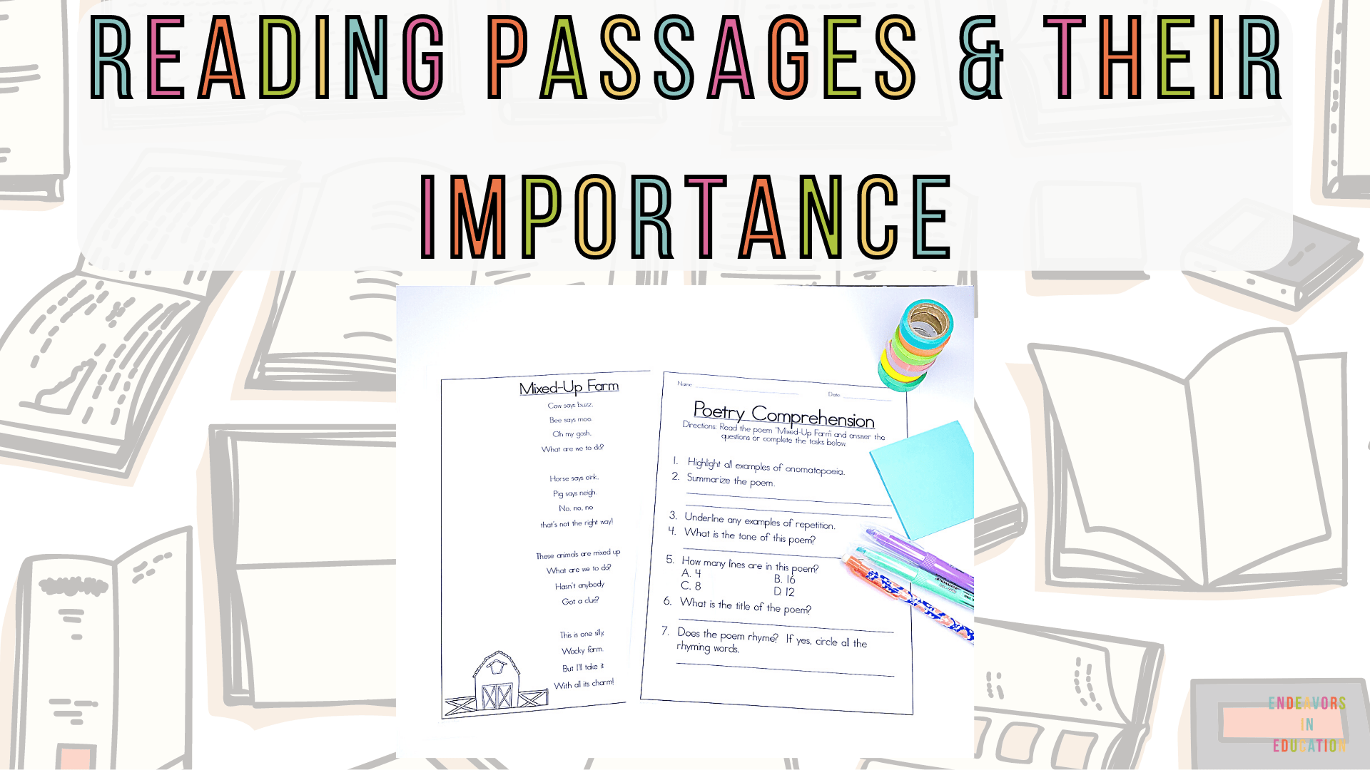 3 Reasons You Should be Using Reading Comprehension Passages in the ...