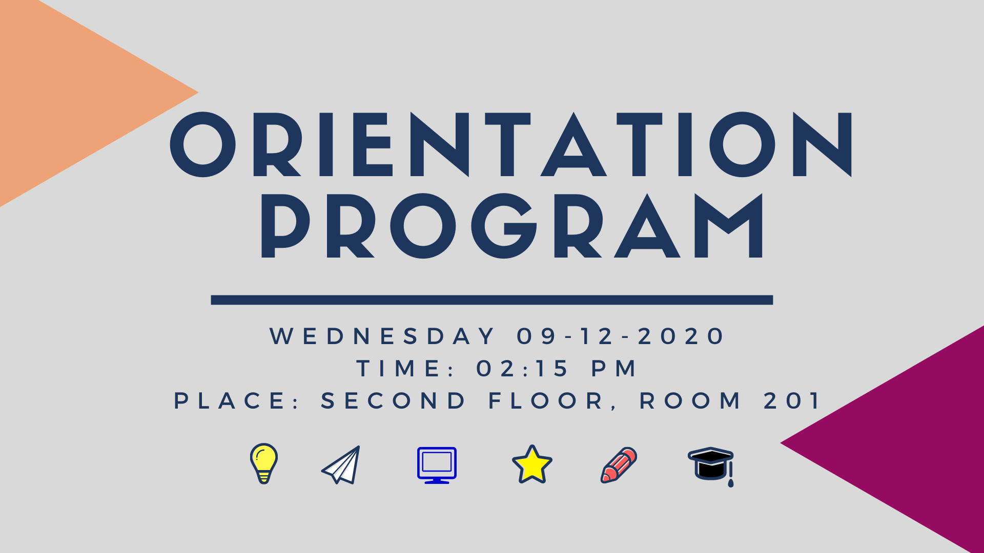 Orientation Program for first grade students - Computer Engineering ...