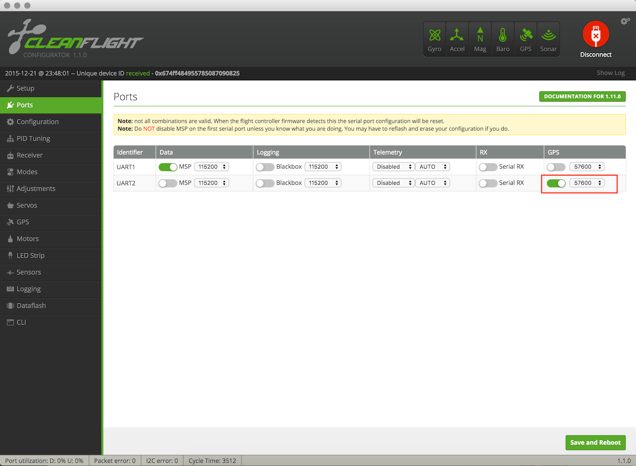 ドローン自作Naze32 Cleanflight Settingの設定パラメータ – エンジニアラボ