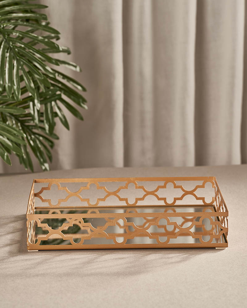 Stainless Steel Rectangle Mirror Tray | Rectangle Mirror Tray | Englanderline