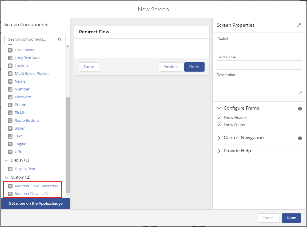 Flow Components Redirect Flow Record Id And Url Englhard Consulting Llc