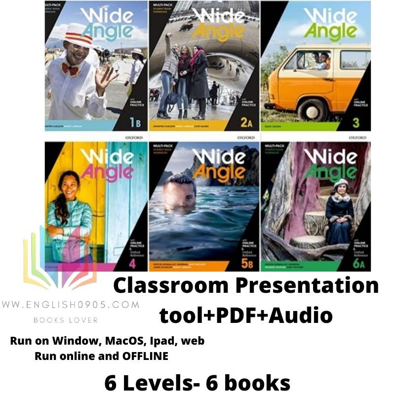 Wide Angle 2nd - Classroom Presentation tool (SB only) +PDFs + Audio+ ...