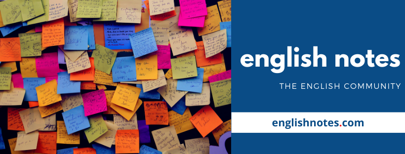 English Notes • Notes On English Literature, Grammar, Language, History ...