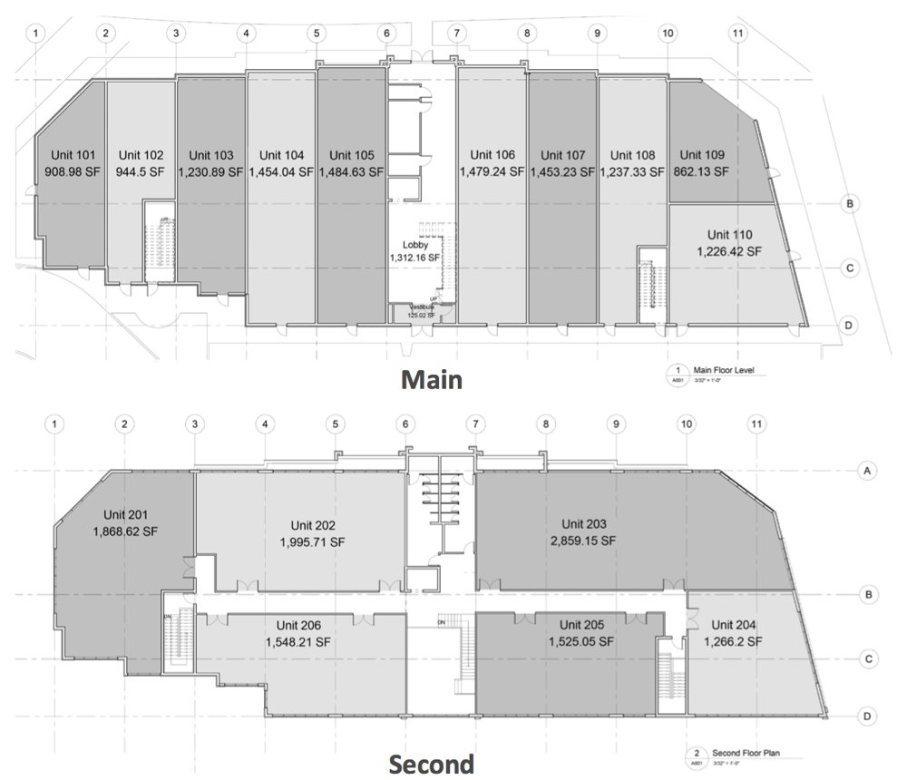 Entity Developments Windemere Gate Plaza floorplans | Entity Developments