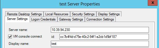 RDCMan v 2.7 – Connect to VM Console | Emanuele Pansecco